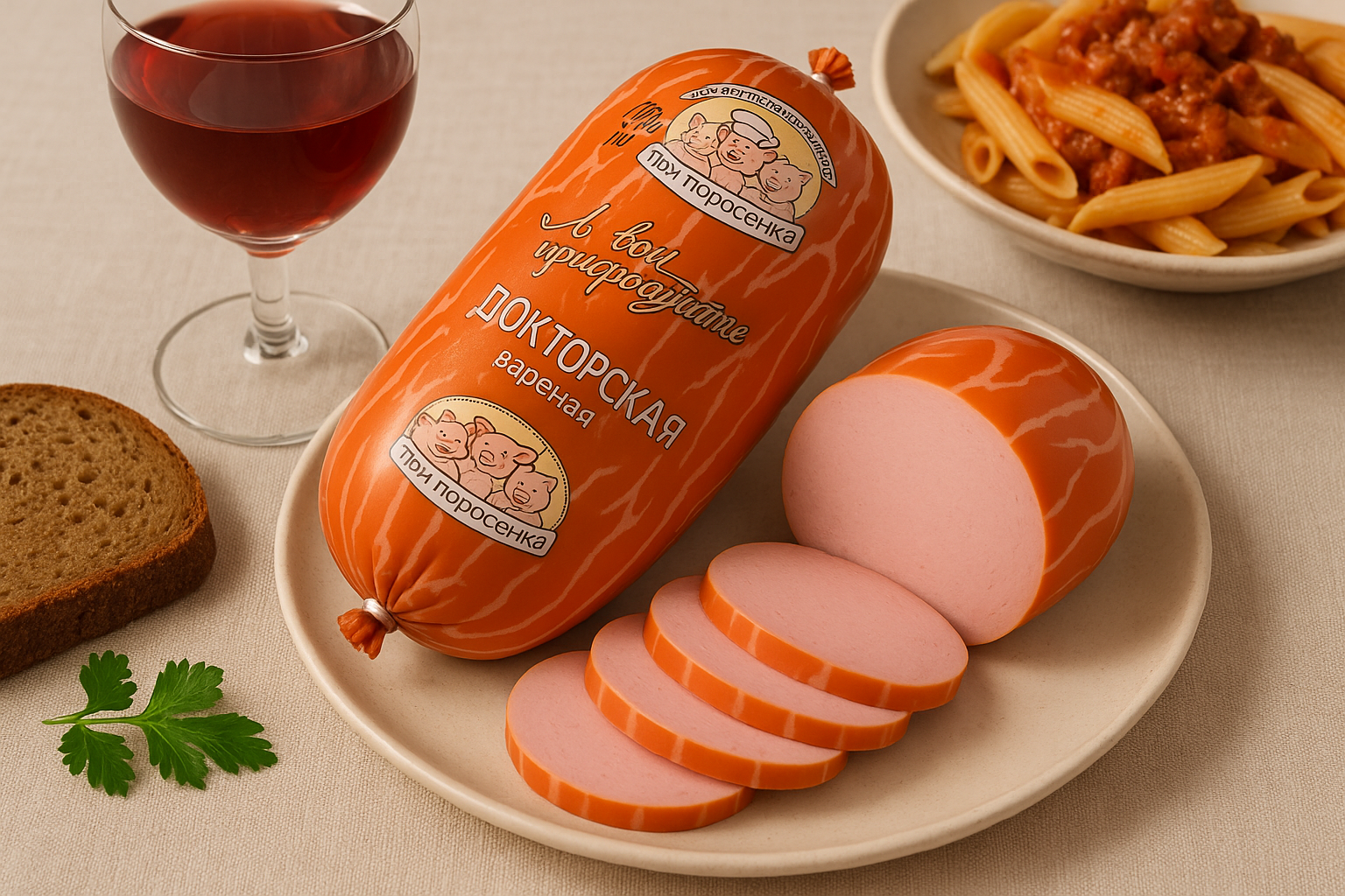 Premium “Three Piglets” Doctor’s Sausage – Classic European Recipe ...